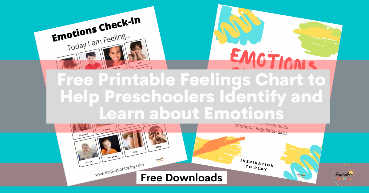 Free Printable Feelings Chart to Help Preschoolers Identify and Learn ...