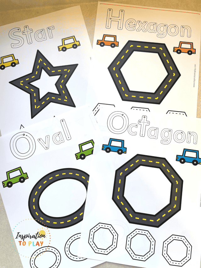Free Road Shape Playdough Mats to Help your Child Learn to Form ...